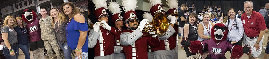 Alumni and Friends Crimson Huddle at Homecoming - IUP