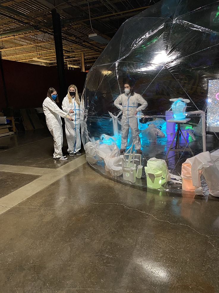 3D Design and Digital Fabrication students build a new world - IUP