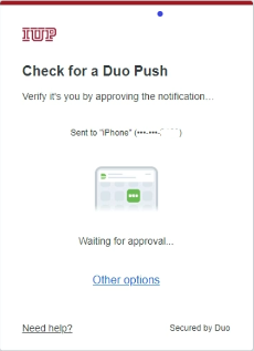 Multi-Factor Authentication with Duo - IT Support - IUP