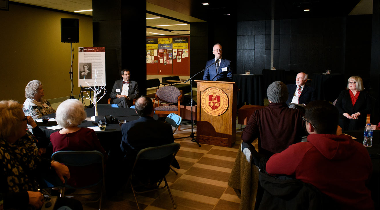 IUP Honors Jane E. Leonard, Recognizes Cashdollars at Leonard Hall ...