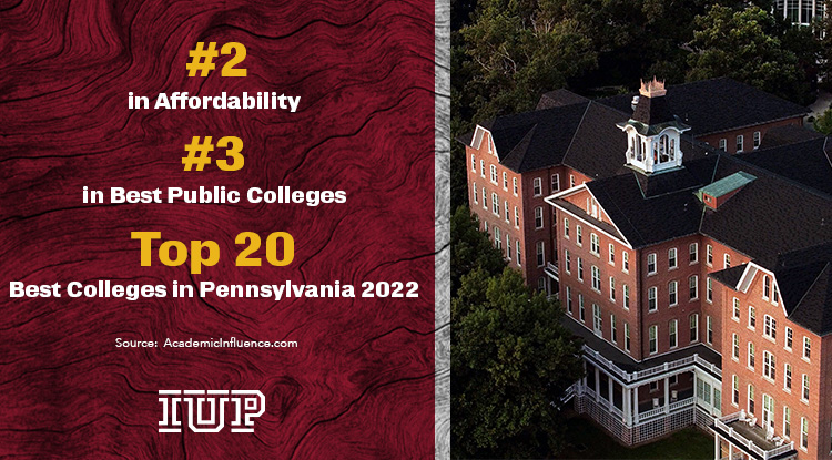 IUP Ranked Second in Pennsylvania for Affordability, in Top 20 ...