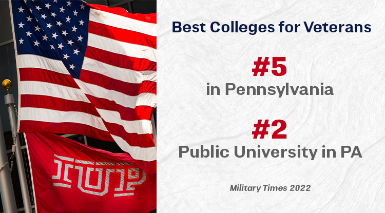 IUP In Top Four Public Universities in Pa. Selected for “Best For Vets ...
